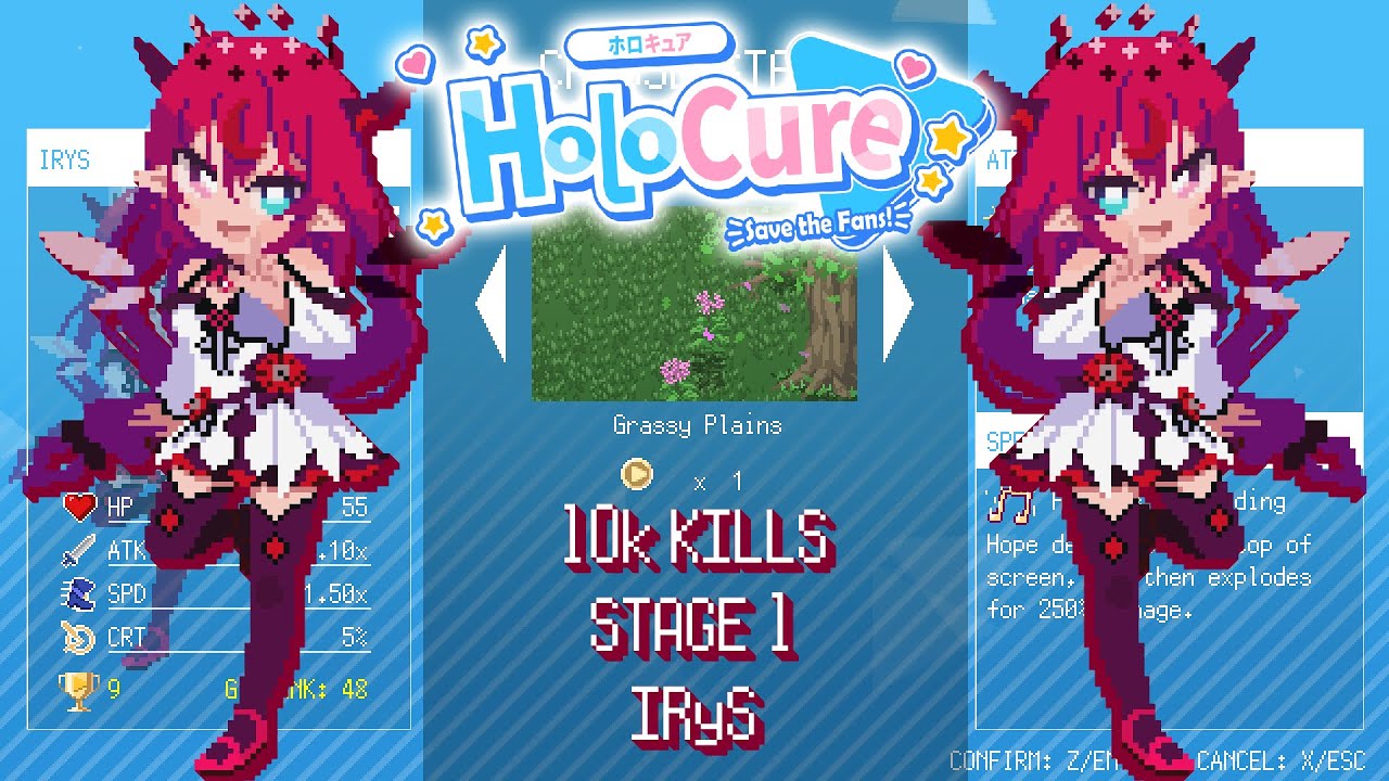 [Former WR] HoloCure - 10k KOs Speedrun with IRyS in 11:40 (IGT) - v0.5 ...
