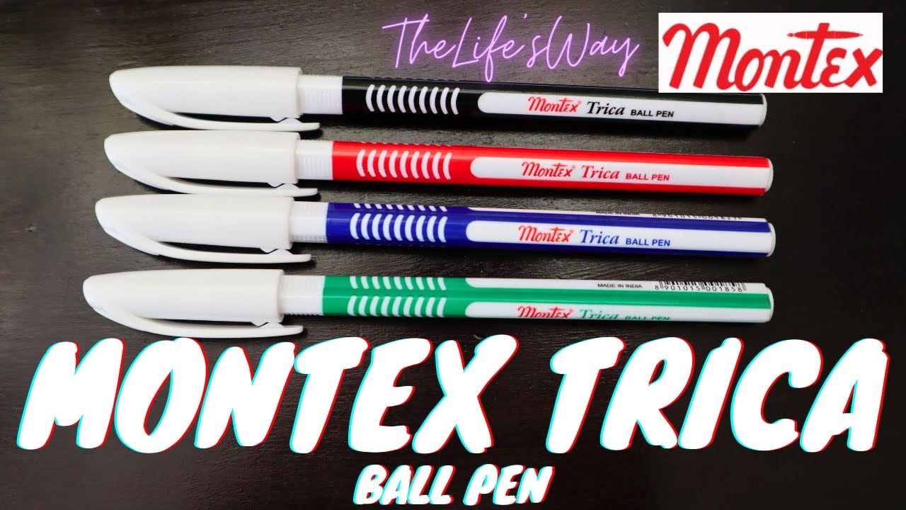 Montex Trica Ball Pens - YouTube