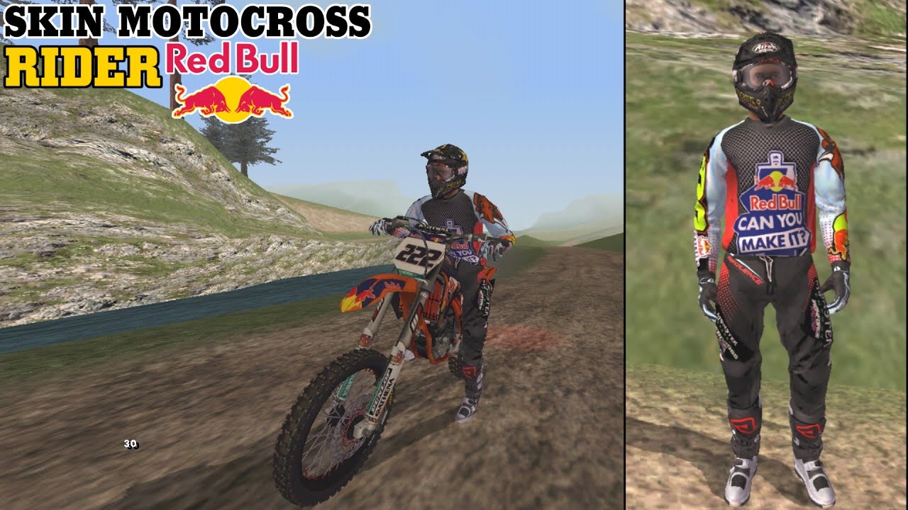 Mod Skin Motocross Red Bull | GTA SA ANDROID - YouTube