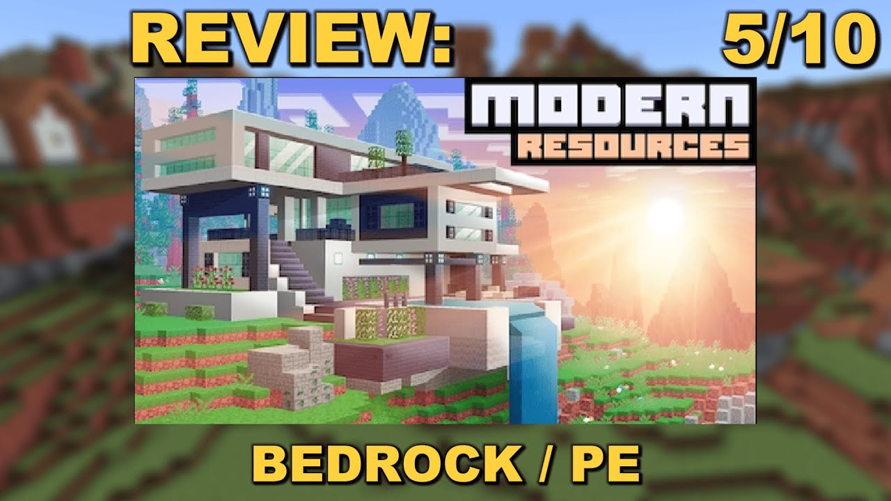 REVIEW: MODERN RESOURCES TEXTURE PACK FOR MINECRAFT BEDROCK / PE [ by ...