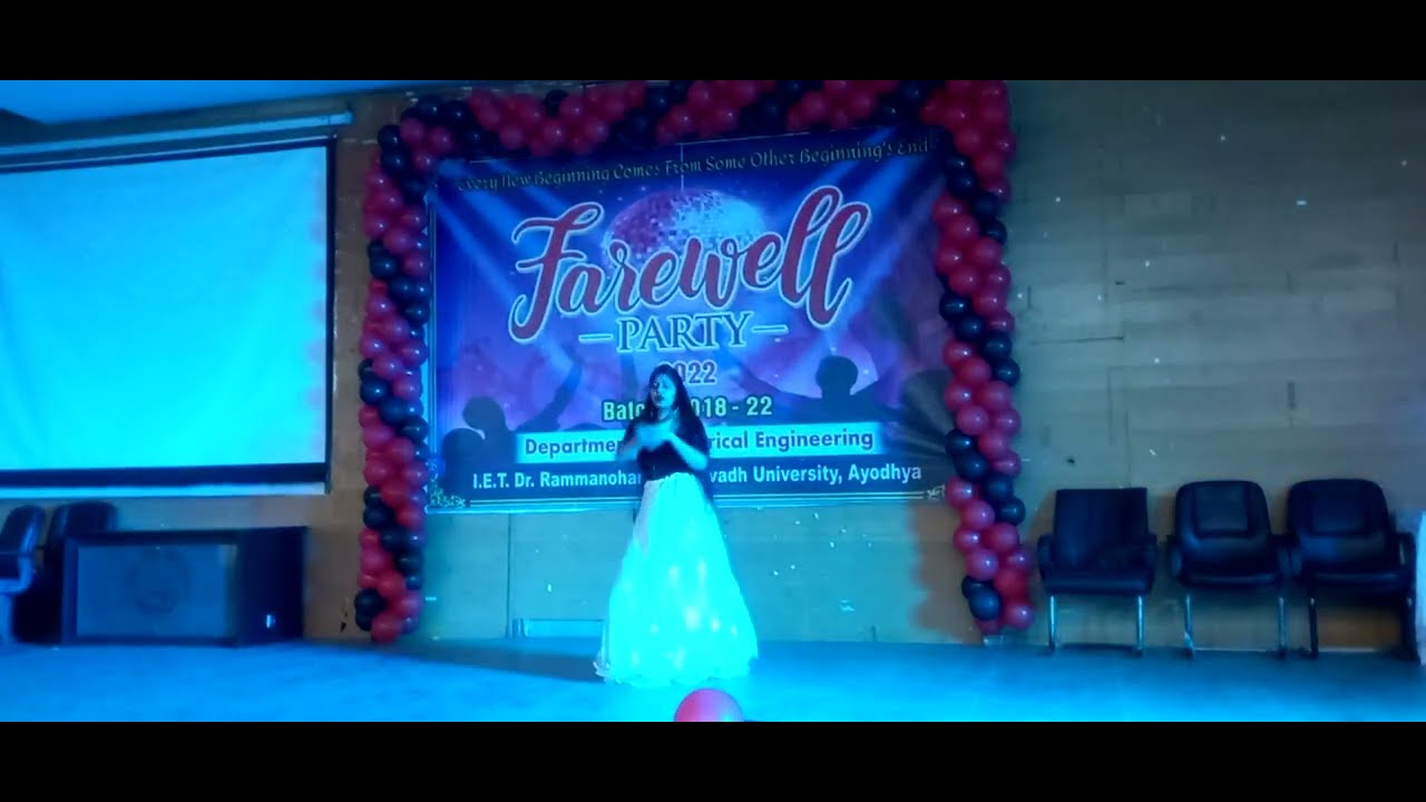 Dance : Radha teri chunri .... | IET Ayodhya Electrical Department ...