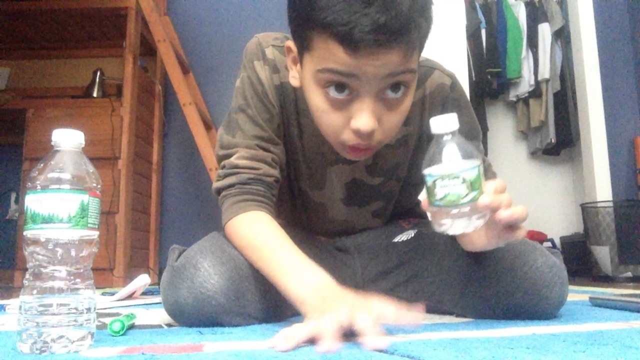 How to marker flip mini bottle flip regular bottle flip Tutorial - YouTube