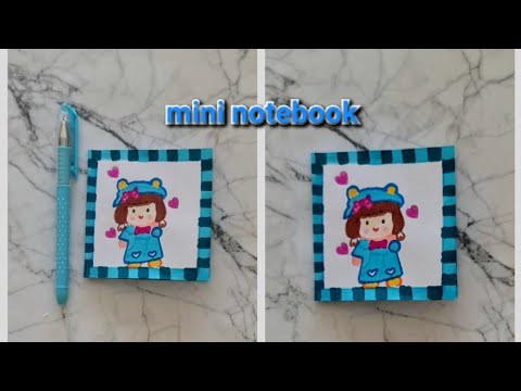 Diy mini notebook /paper notebook/mini notebook idea - YouTube
