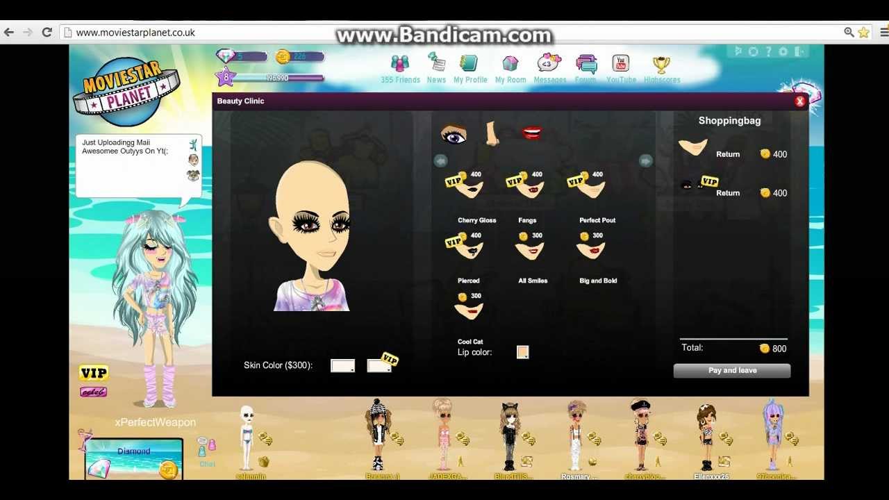 Awesome Girl VIP Faces For MSP! - YouTube