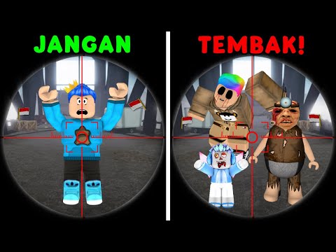 PANDU DAN PAK UNAT MENJADI TENTARA PERBATASAN IKN DARI SERANGAN SKIN WALKER DI ROBLOX!