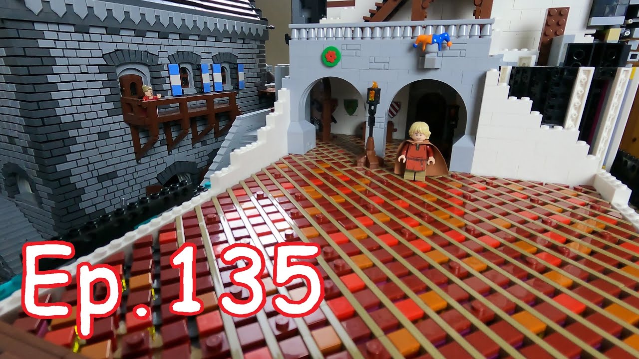 Fußbodengestaltung im Rittersaal - How I build a Lego castle from ...