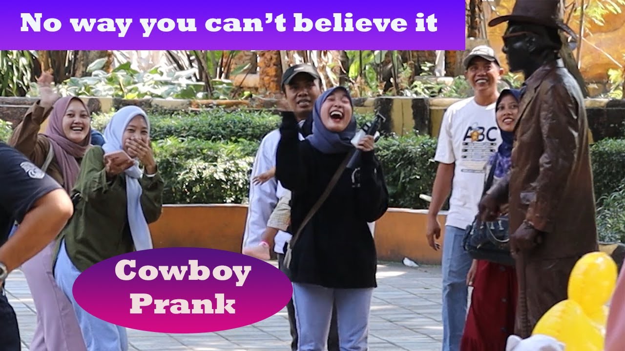 Cowboy prank funny cowboy prank in 2023 #NEMAT #prank #cowboy_prank # ...