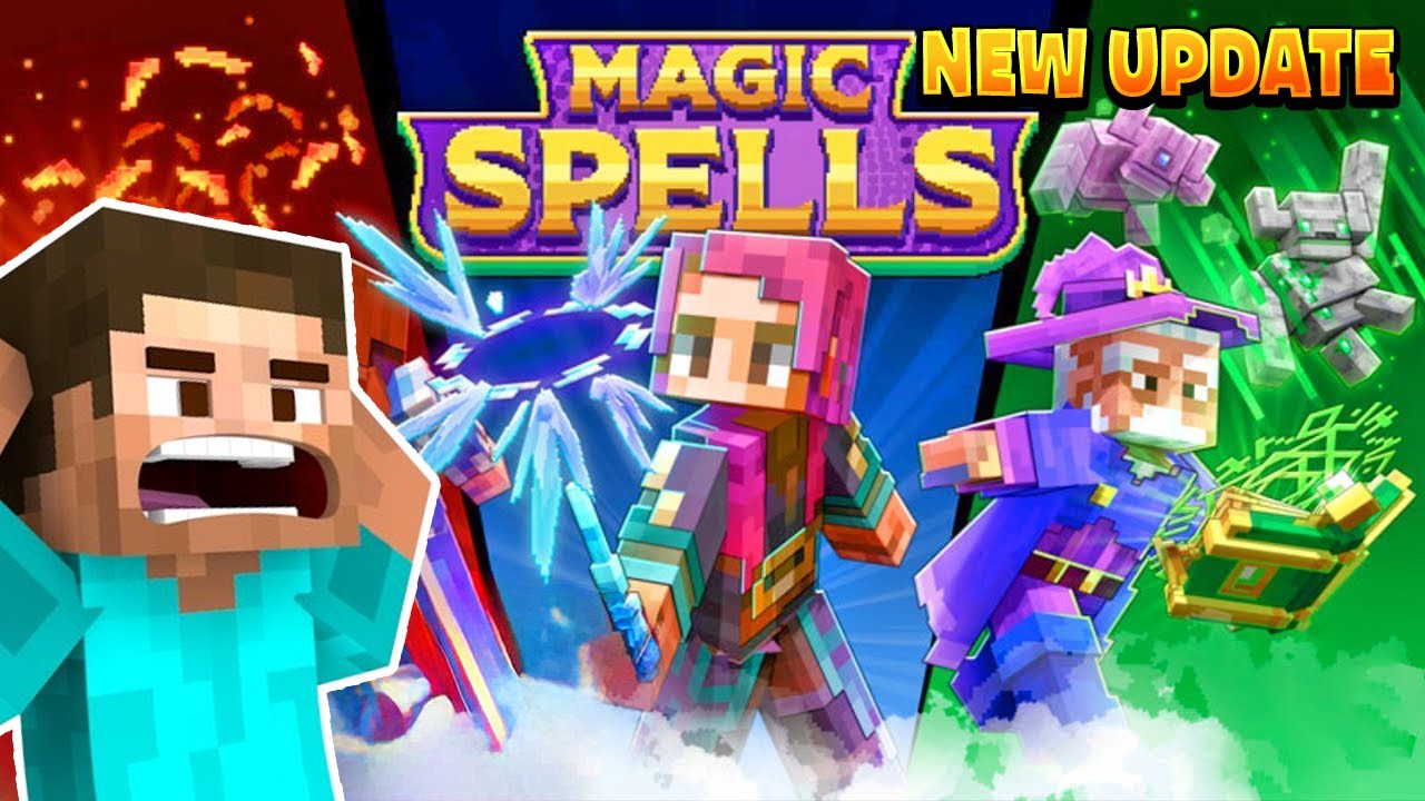 Today’s Adventure: Exploring the Magic Spells Mod in Minecraft! - YouTube