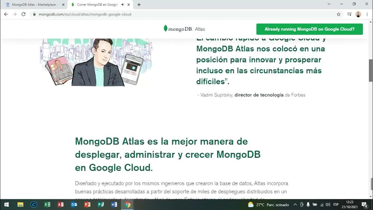 Aprende a desplegar tu base de datos MongoDB en la nube a través de ...