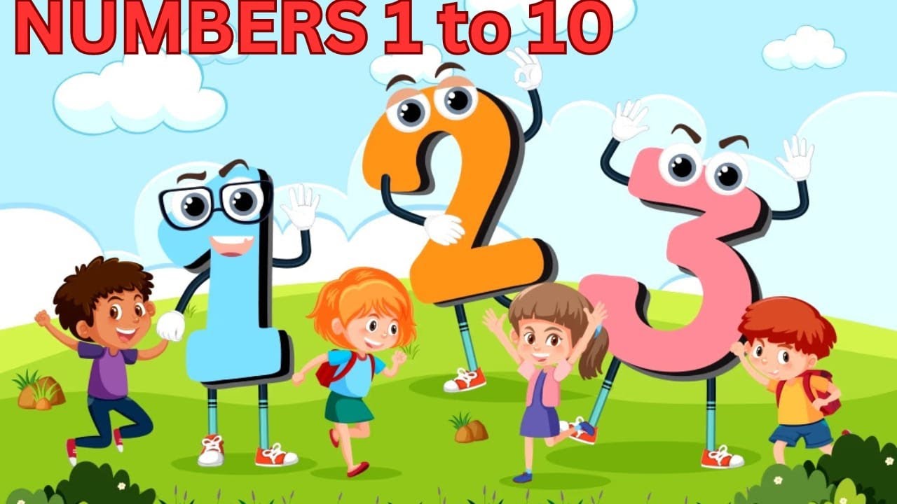 Numbers 1 to 10 / numbers counting / numbers for kids learning ...