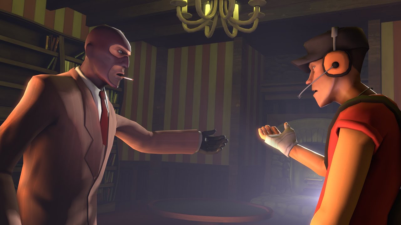Spy's after hours with Scout are rather boring - YouTube