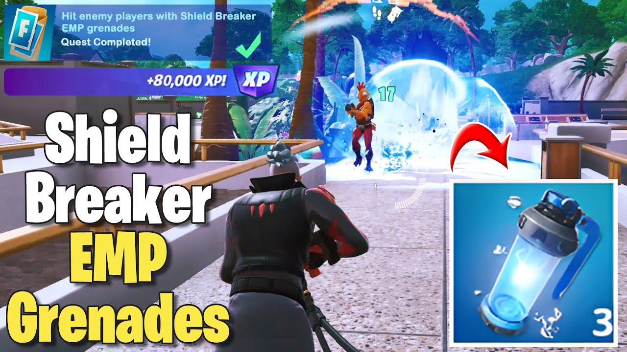 Hit enemy players with Shield Breaker EMP grenades | Week 2 Quest ...