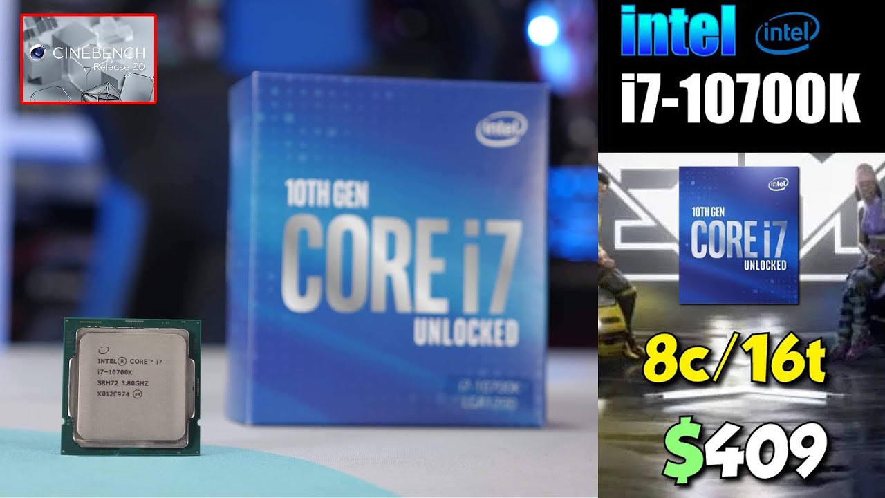intel core i7 10700K cinebench r20 rendering and cpu temp. - YouTube