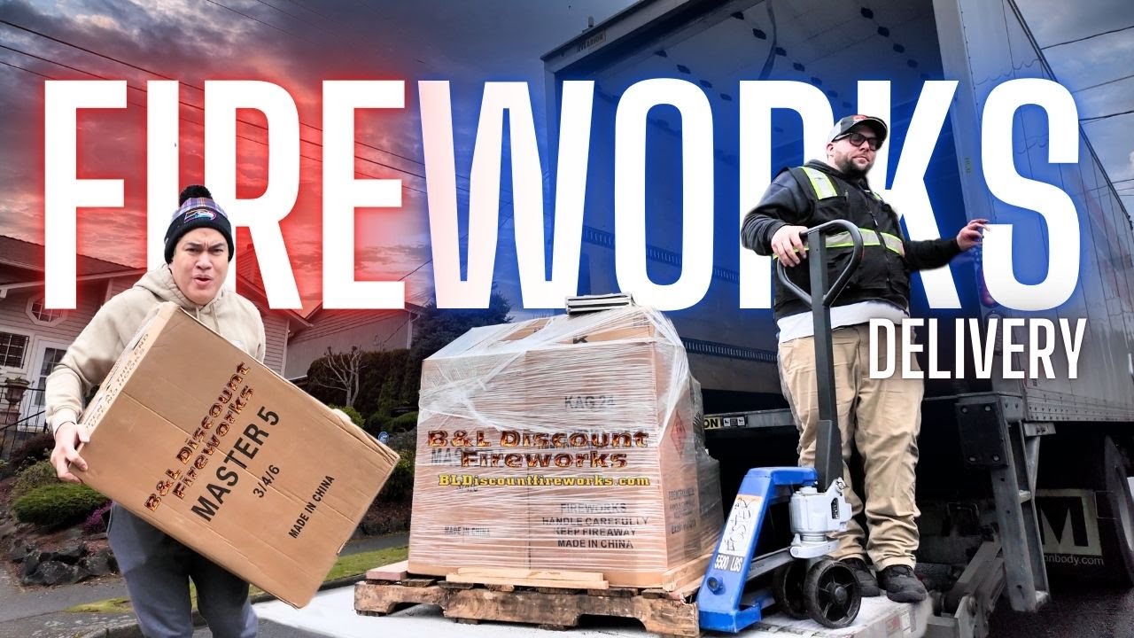 🚀 Massive Firework Delivery from B&L Discount Fireworks! 🎆 - YouTube