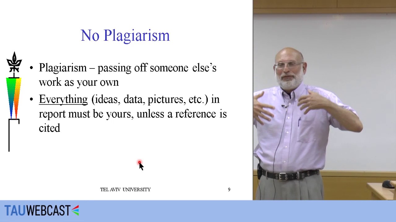 How to write a good paper (and thesis) – Ray Boxman - YouTube