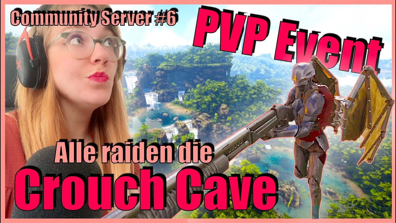 Der ganze Server raidet die Crouch Cave | Community Server #06 - YouTube
