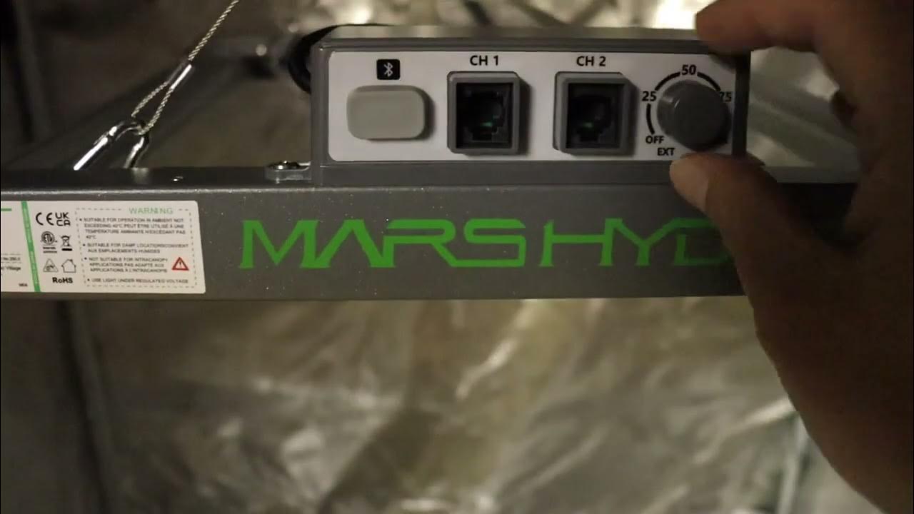 Mars Hydro FC-E1500 - Most Cost-effective 150W Light for 2.3'X2.3' Grow Tent - YouTube