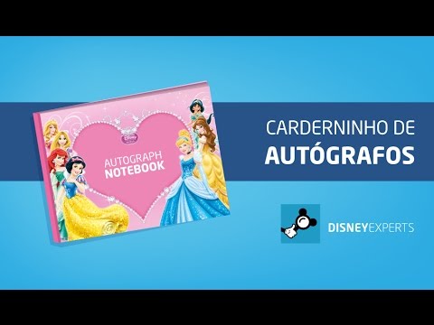 Caderno de Autógrafos Disney - Disney Experts - YouTube