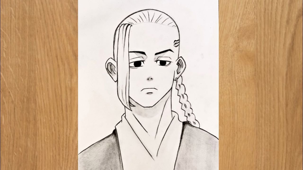 How to draw Draken from Tokyo revengers || How to draw anime || Easy ...