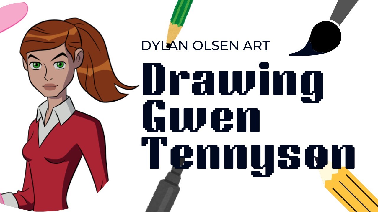 How to Draw Gwen Tennyson from the Ben 10 Franchise - YouTube