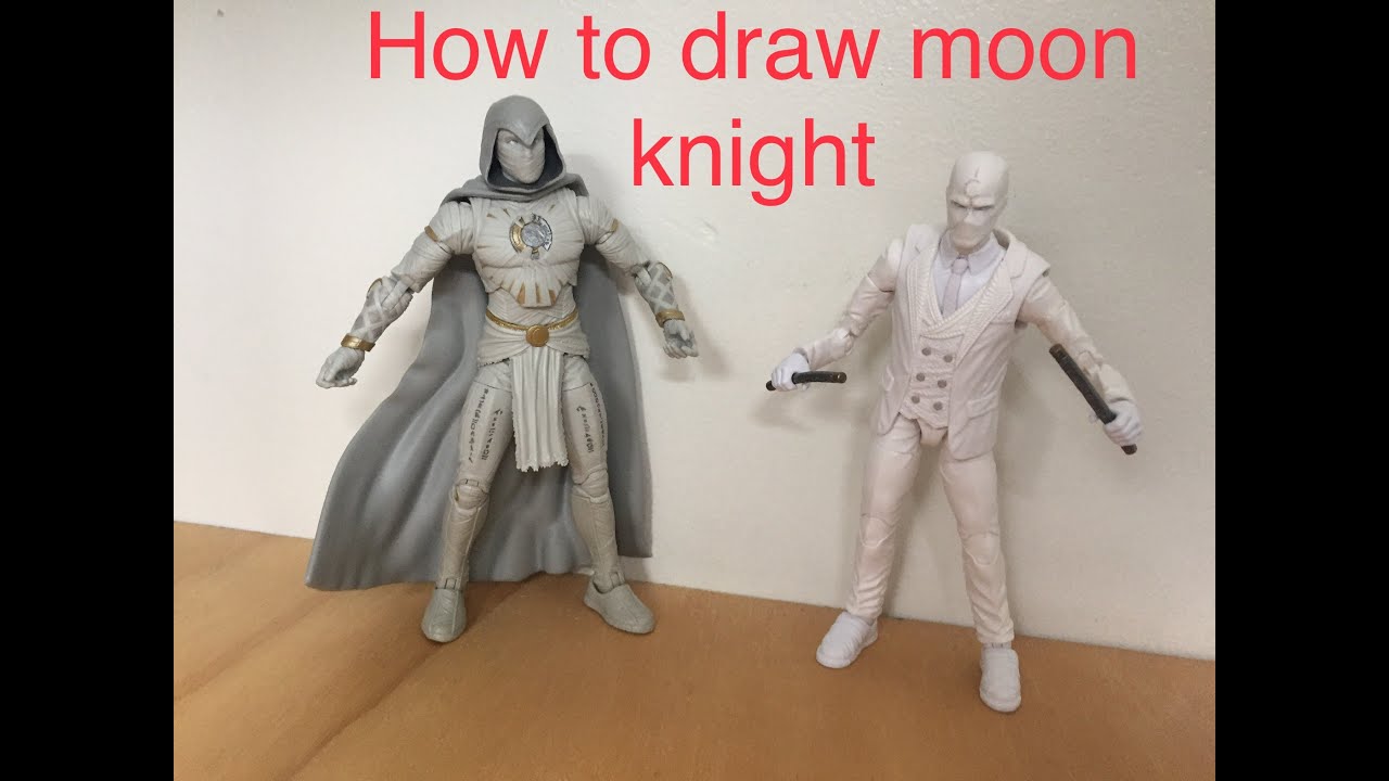 How To Draw Moon Knight - YouTube