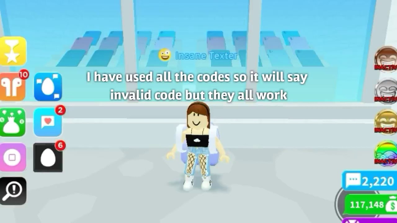 All working promo codes in texting simulator - YouTube
