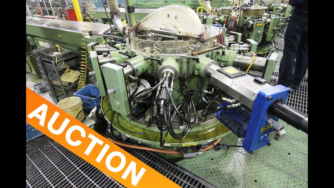 Hydromat HW25/12 Precision Rotary Transfer Machine at Auction - YouTube
