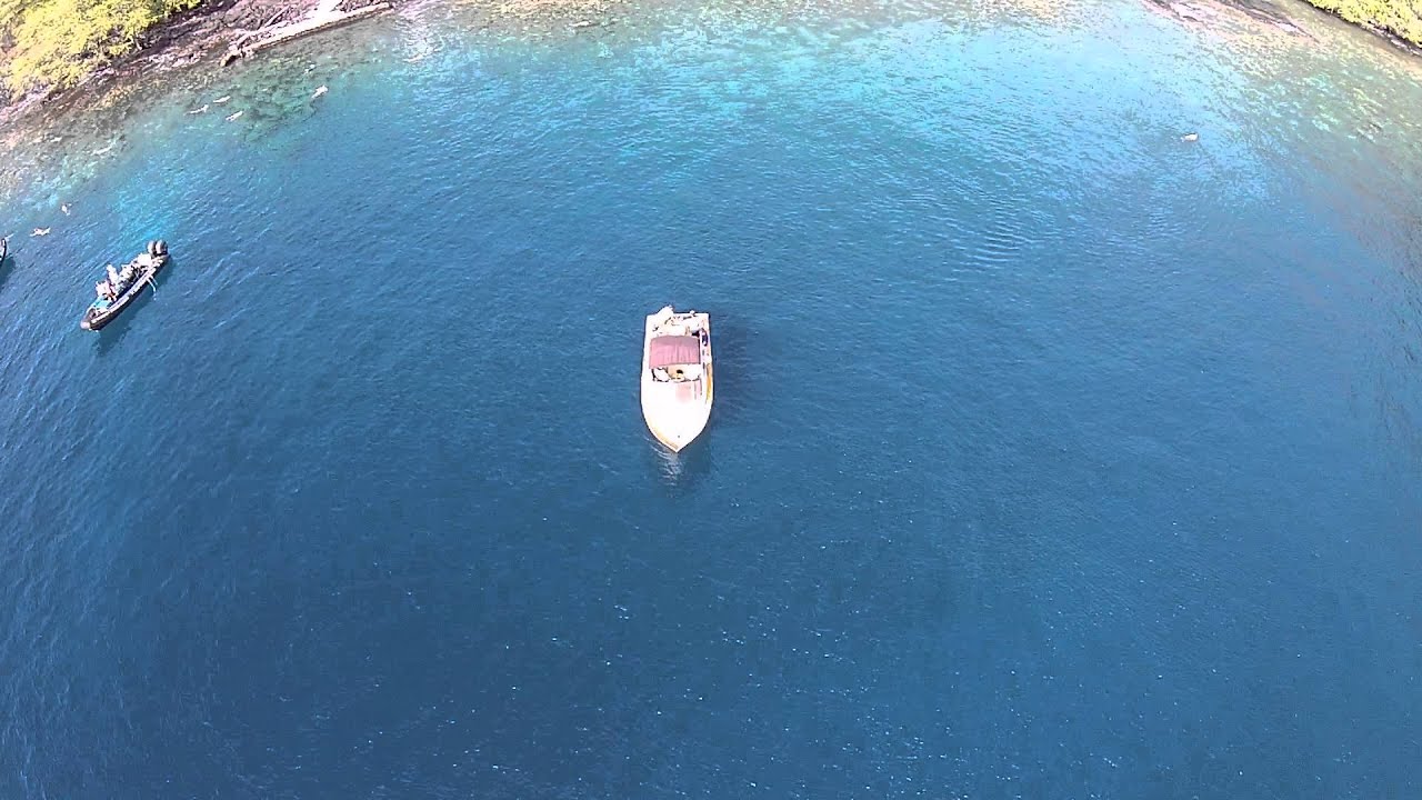 Native Ocean Tours Boat - Drone View From Above - DJI Phantom 2 Vision+ ...