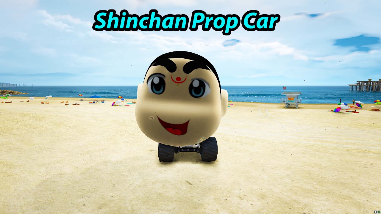 GTA 5 Shinchan Prop Car Mod | G5Mods Installation Guide - YouTube