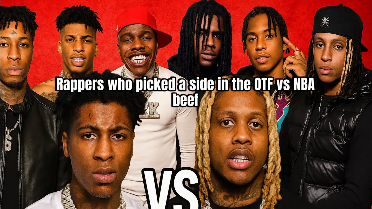 Rappers who chose a side in the NBA vs OTF beef - YouTube