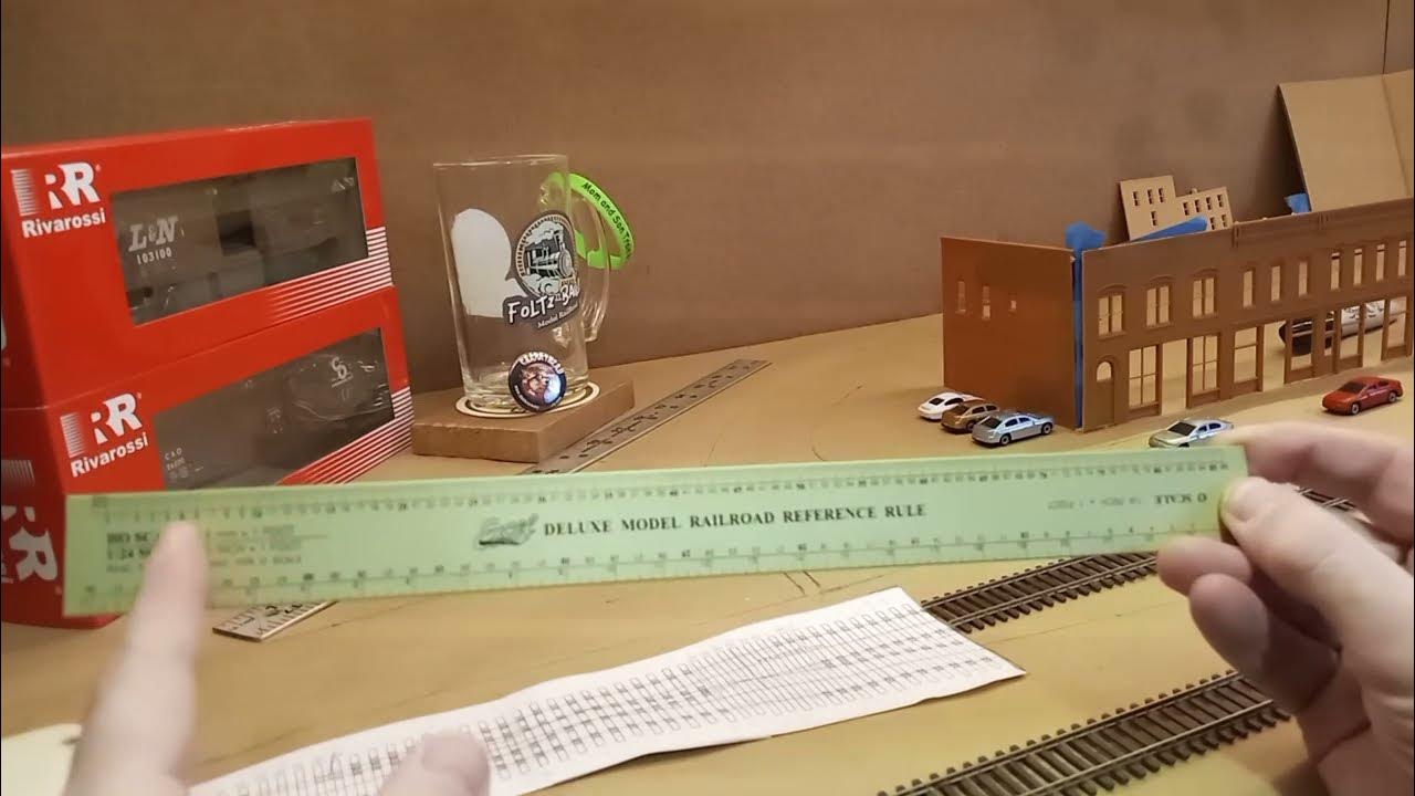 How to READ Model Railroad SCALE RULER - YouTube