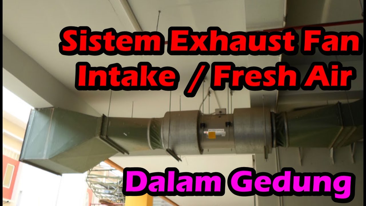 Sistem Exhaust Fan dan Supply Fan (Tata Udara) - YouTube