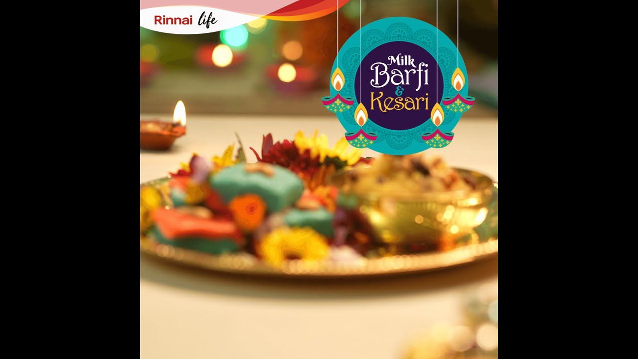 Rinnai Life: How to Make Milk Barfi & Kesari - YouTube