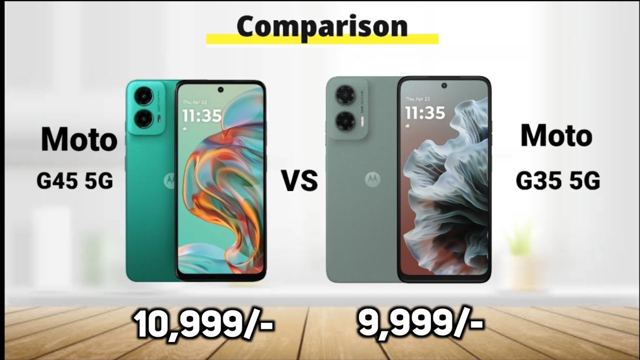 Moto G35 Vs Moto G45 Specs Comparison || All Specs Details - YouTube