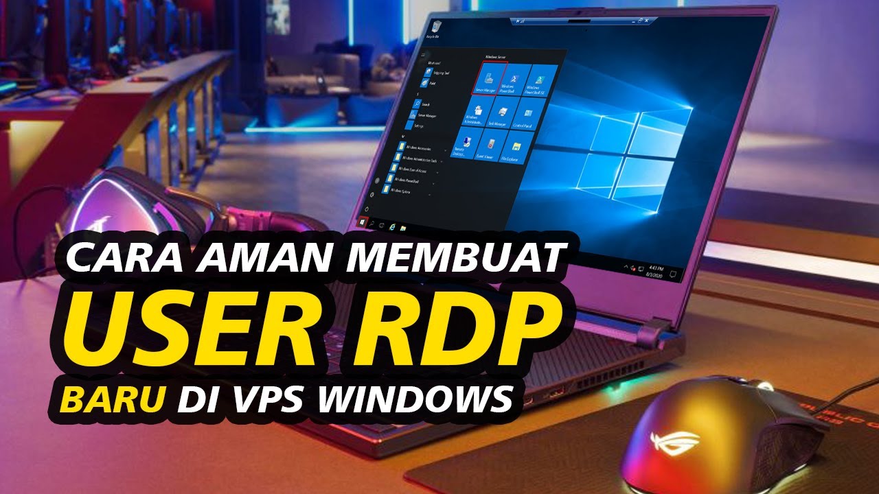 Cara Membuat User RDP Baru di VPS Windows Terbaru 2022 - YouTube