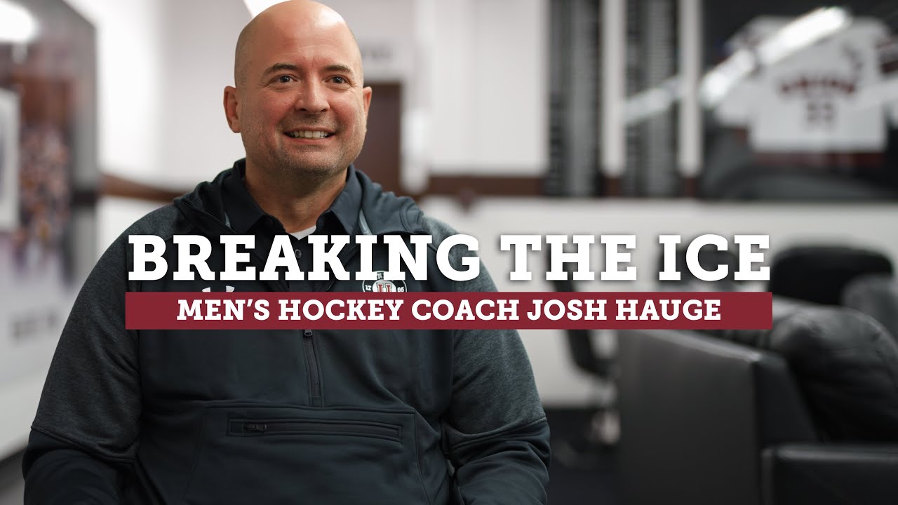 Breaking the Ice with Head Men's Ice Hockey Coach Josh Hauge - YouTube