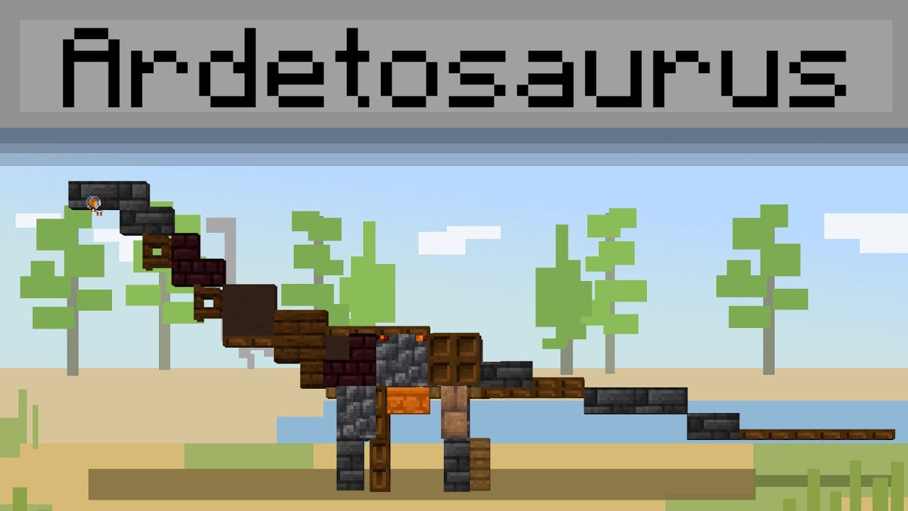 Minecraft | How To Build: Ardetosaurus [1:1] - YouTube
