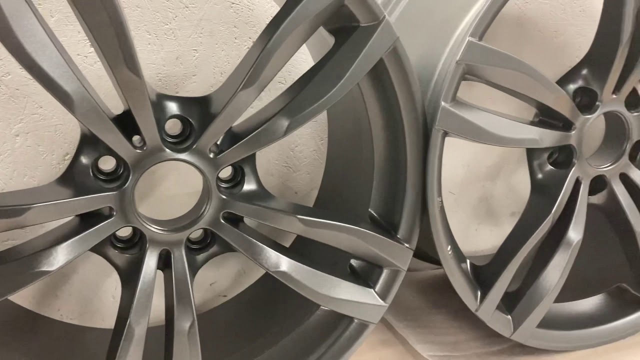 Powder coating BMW rims - YouTube