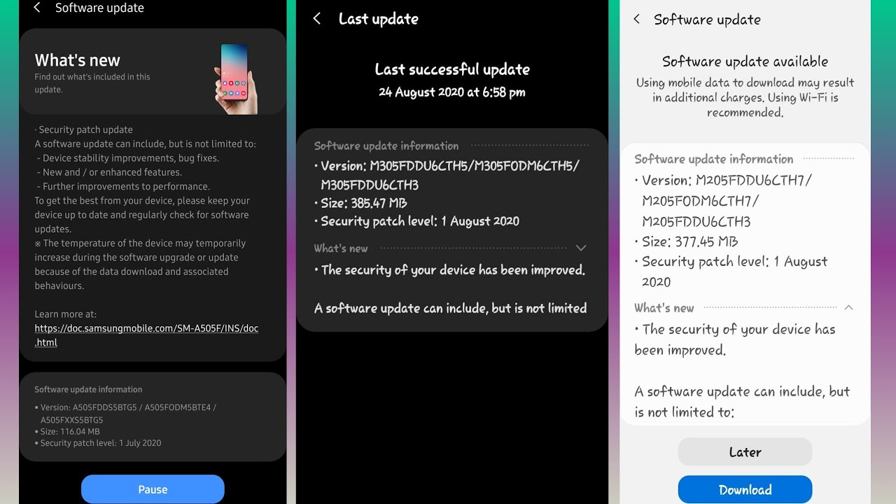 Samsung Galaxy phone got the New FOTA update. - YouTube