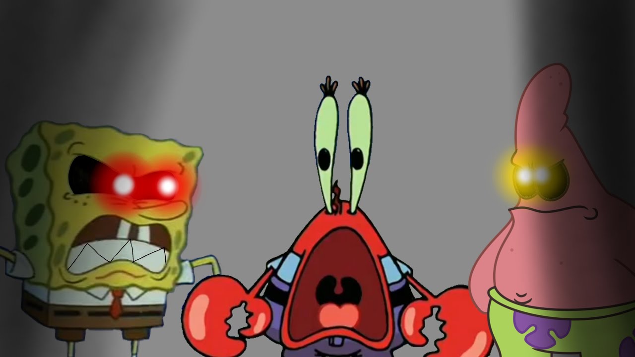 Paramount+ Website Of Horror Audio Clip: SpongeBob And Patrick Kills Mr ...