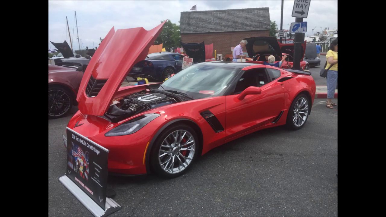 Corvette Annapolis City Dock Show June 17, 2017 - YouTube
