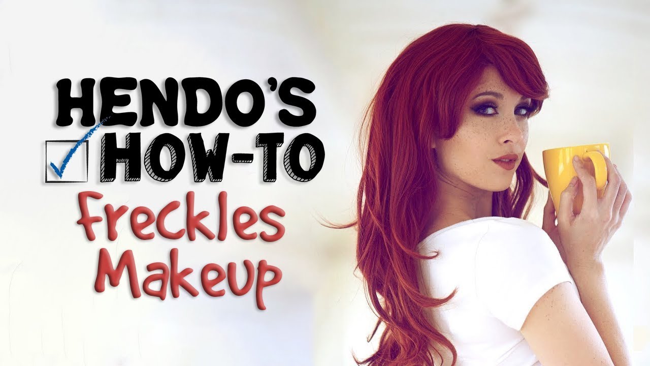 How-To: EASY FRECKLE MAKEUP - YouTube