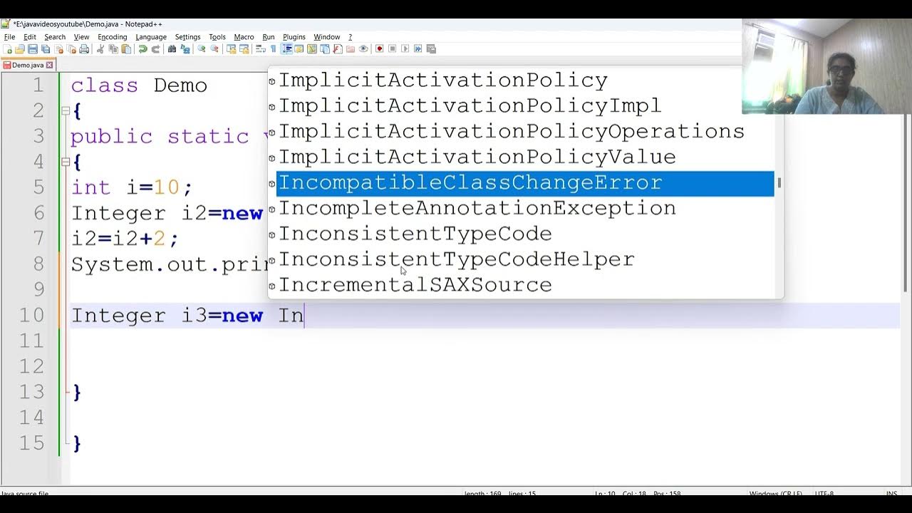 Wrapper class - YouTube