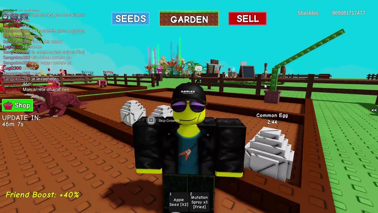 Stream grow a garden - YouTube