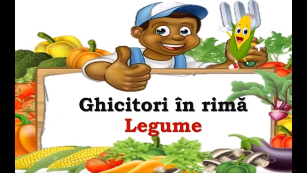 Învățăm LEGUMELE cu ajutorul ghicitorilor. Ghicitori haioase cu ...