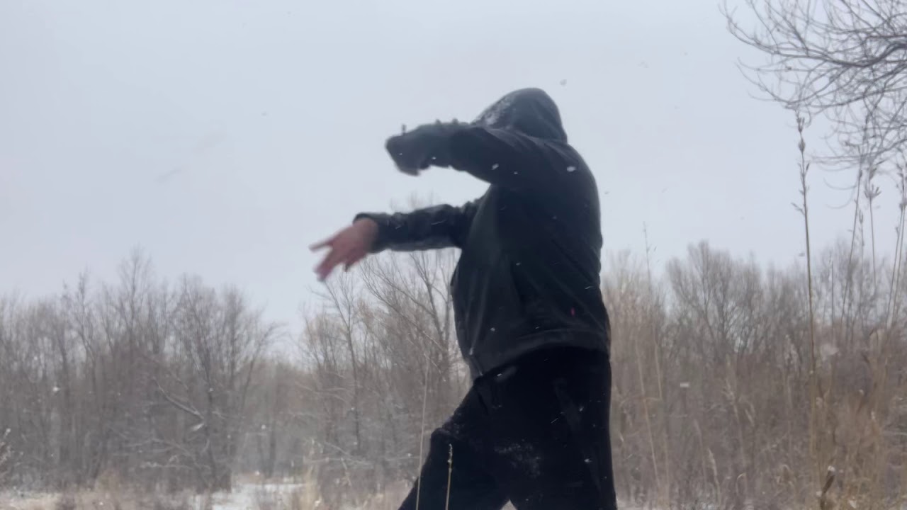 Martial arts in the snow - YouTube