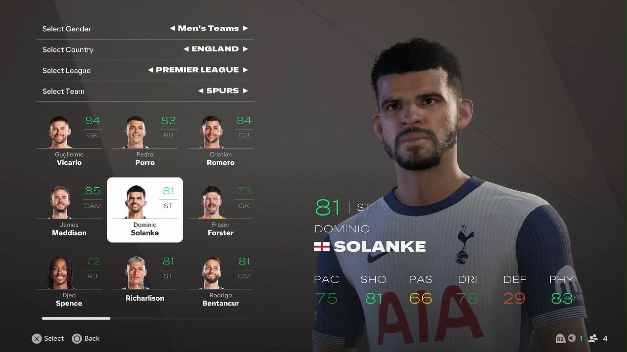 EA SPORTS FC 25 Tottenham Hotspurs Player Faces - YouTube