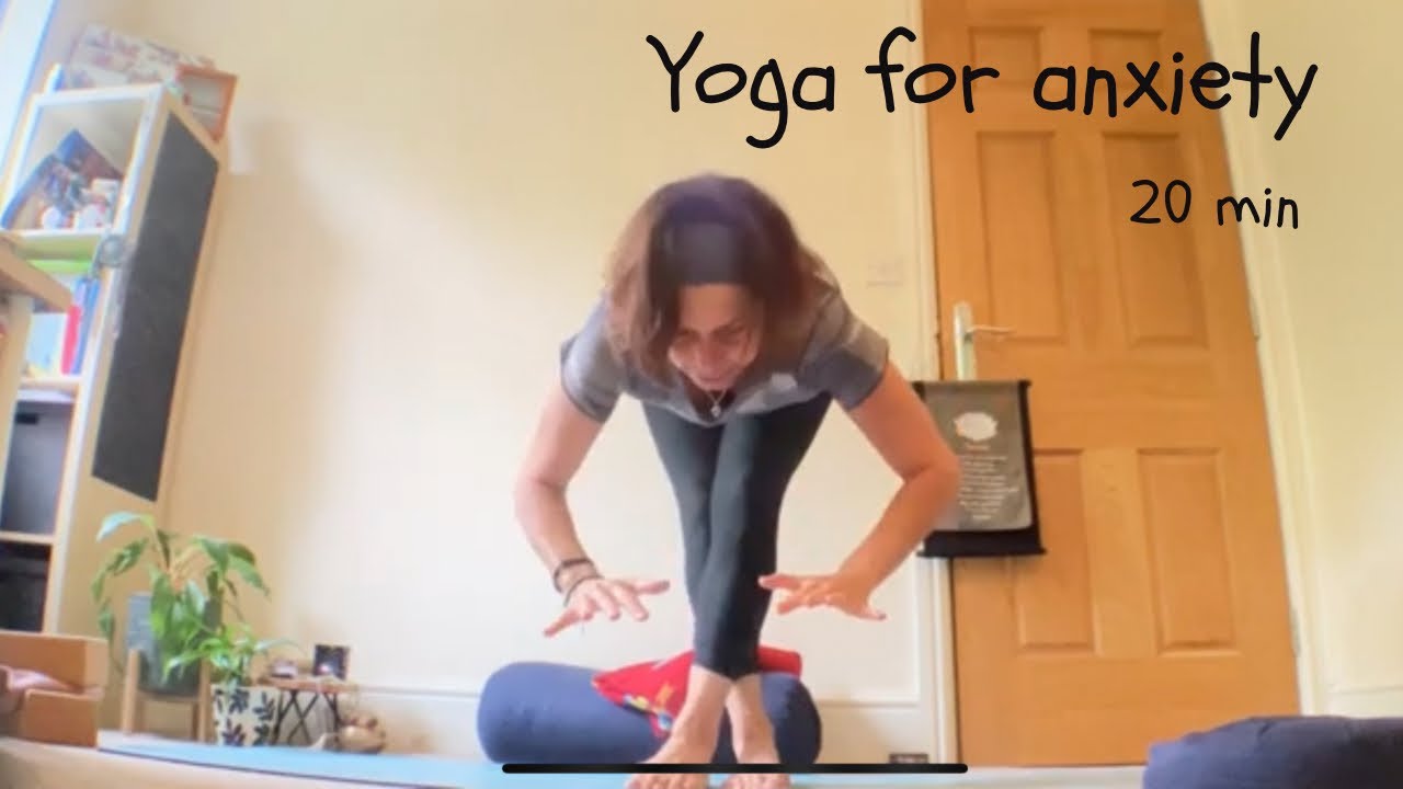Yoga for anxiety ( with Sun Salutation) - YouTube