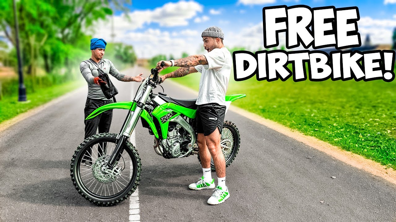 Stranger Gives Me His DirtBike ! | Braap Vlogs - YouTube