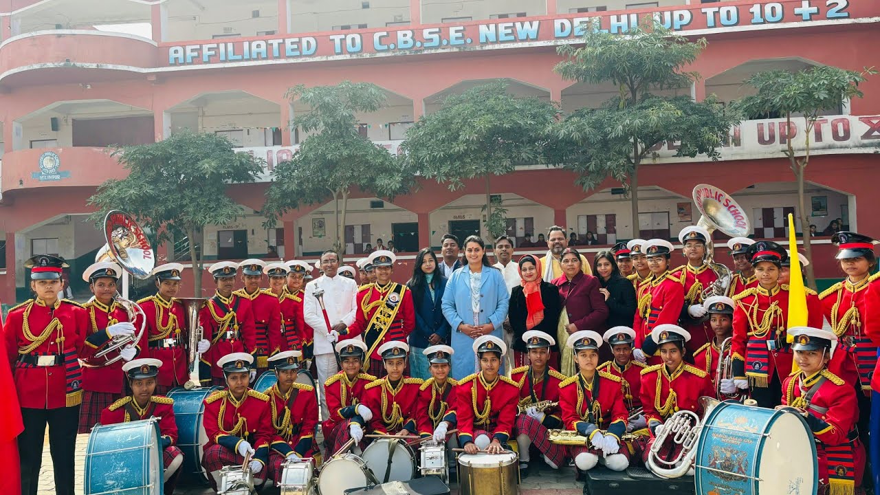 first time, Girls Band has also been organized in our school..hmari ...